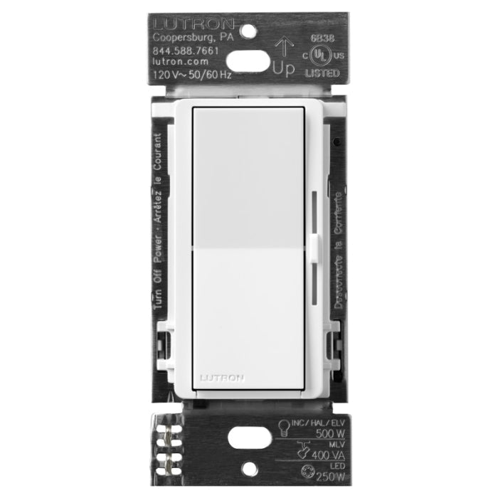 Lutron DVRF-5NE Diva Smart ELV+ Dimmer Switch for Caseta Systems Phase ...
