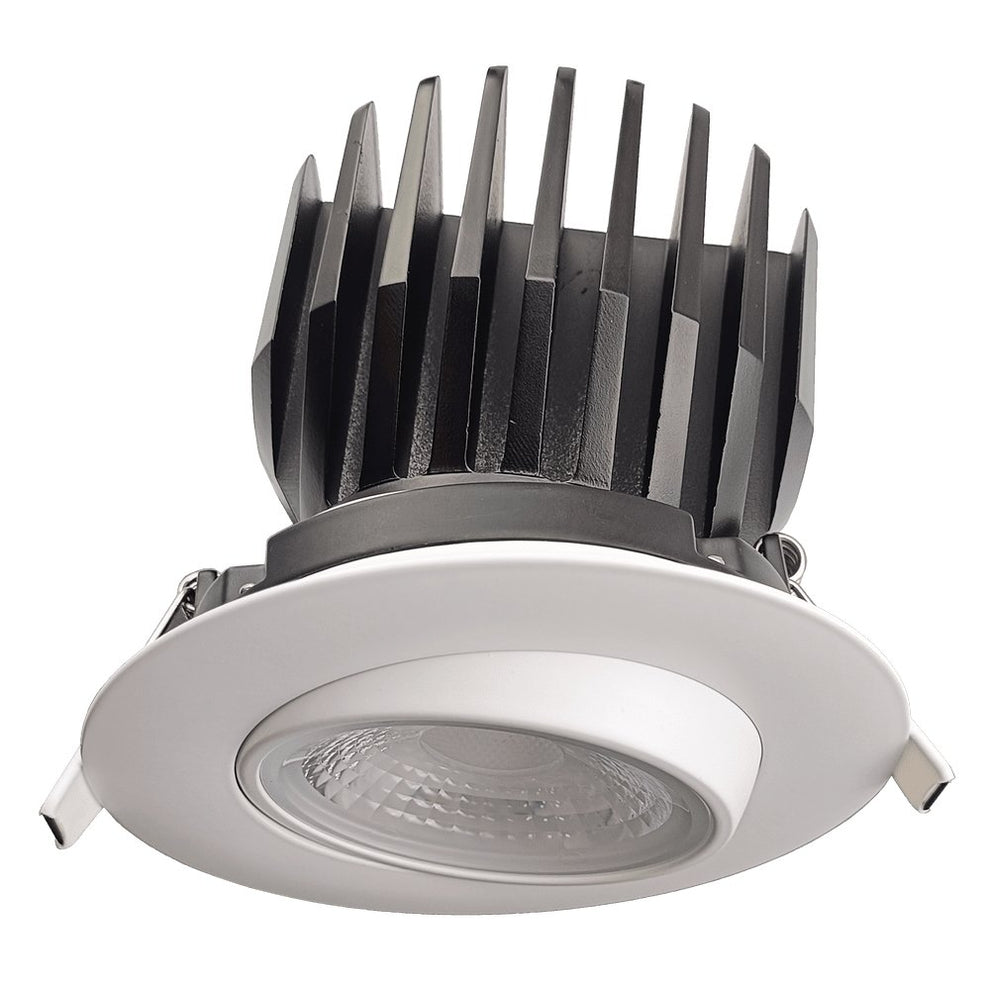 Goodlite G-20007 4" 20W LED Recessed Spotlight Gimbal Round Selectable ...